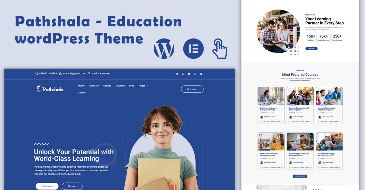 Pathshala - Education WordPress Theme - TemplateMonster