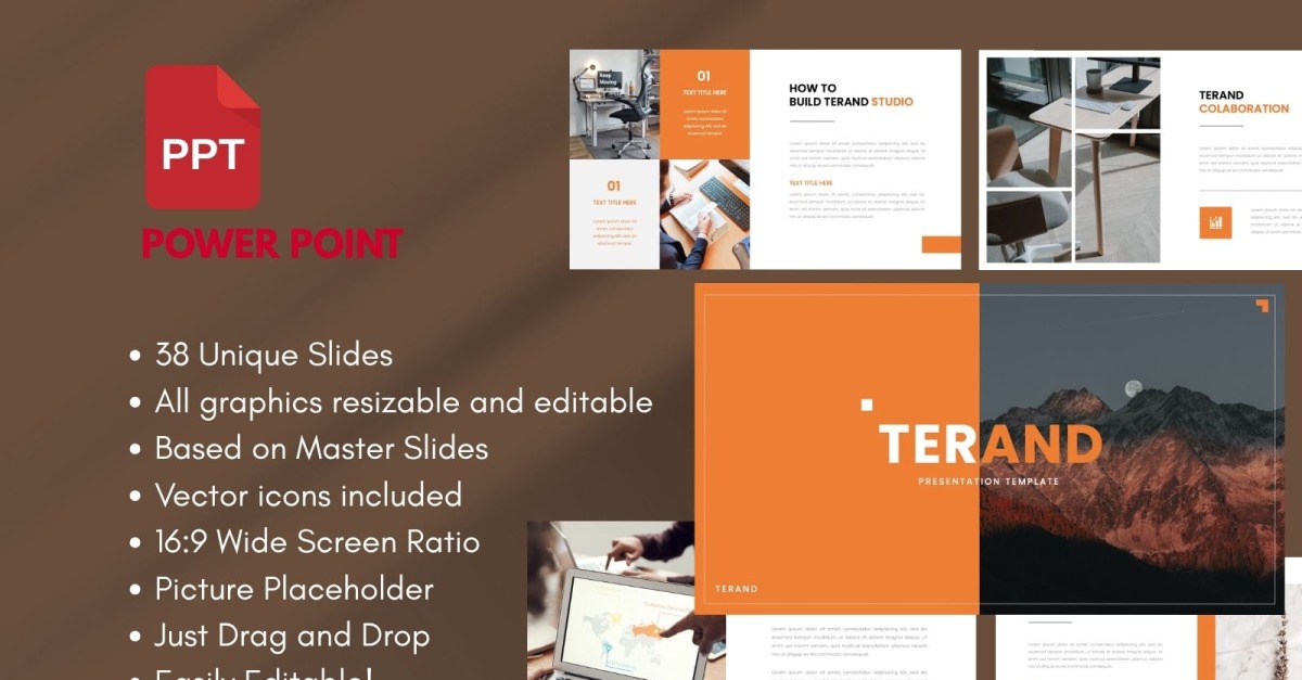 TERAND Business PowerPoint Template - TemplateMonster