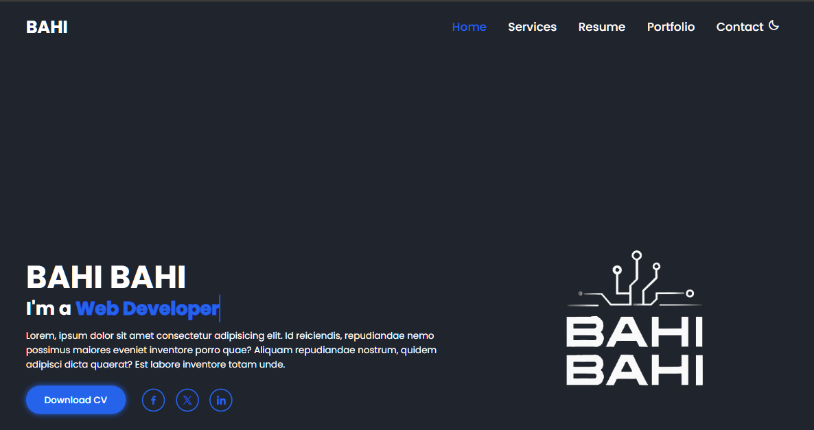 Modern Responsive Portfolio Template - TemplateMonster