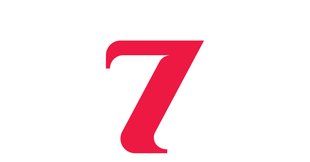 Number 7 logo icon design template V4 - TemplateMonster