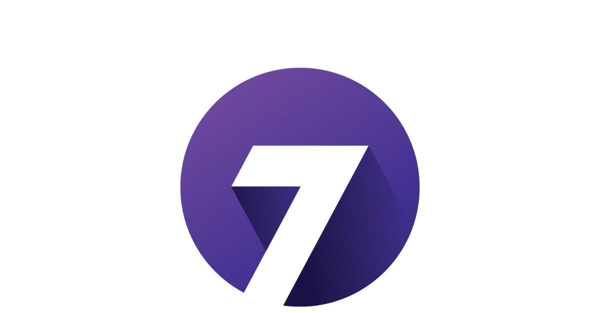 Number 7 logo icon design template V6 - TemplateMonster