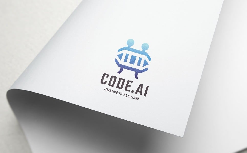 Code.ai Data Code Robot Logo #532695 - TemplateMonster