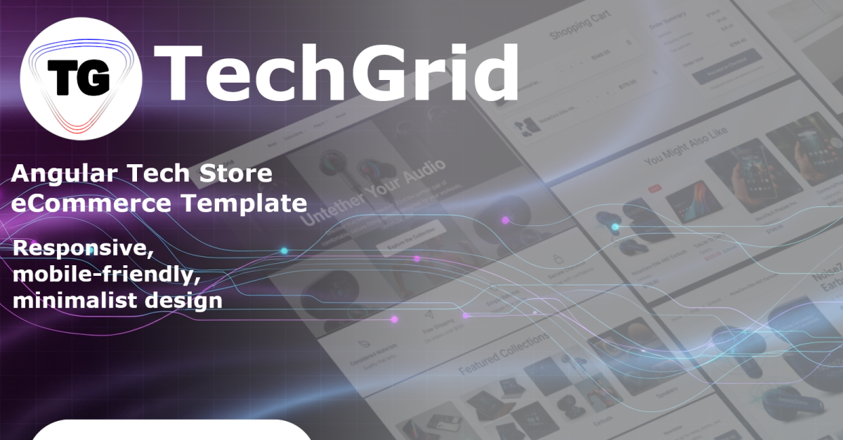 TechGrid | E-Commerce-Angular-Site-Vorlage - TemplateMonster