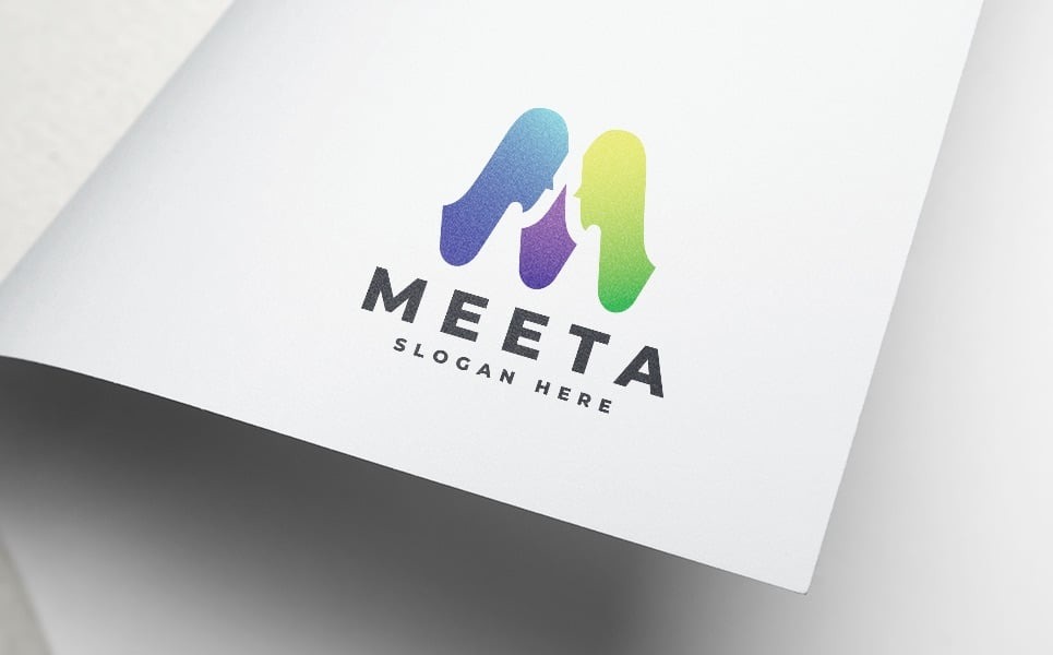 Meeta People Letter M Logo #532727 - TemplateMonster