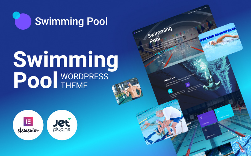 Swimming Pool - Modern Swimming Pool WordPress Theme