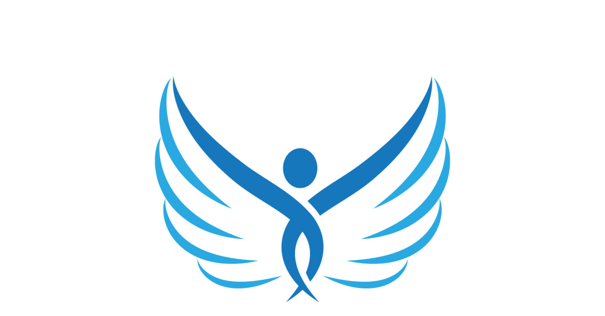 Eagle hawk wing icon Template logo design v1.40