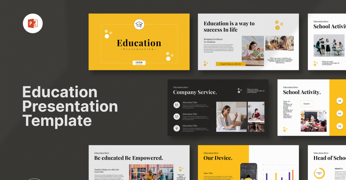 School Education Presentation Template - TemplateMonster