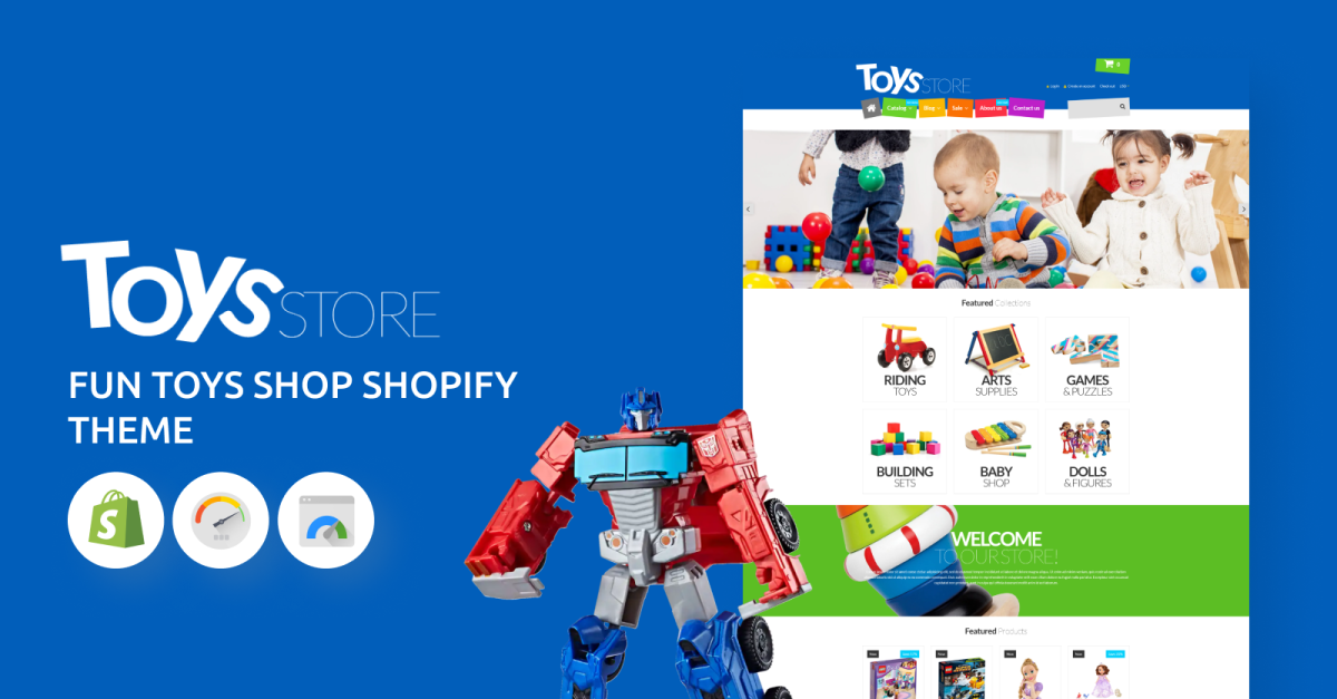 Fun Toys Shop Shopify Theme #53440 - TemplateMonster