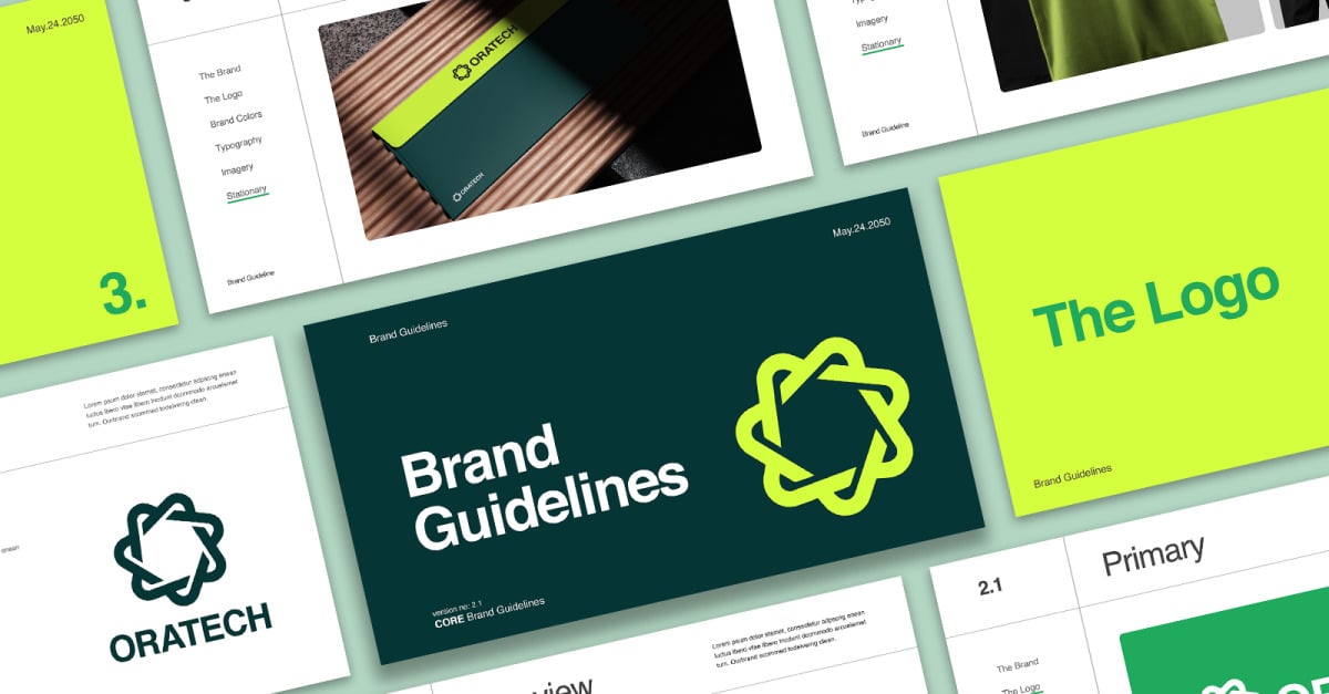 Digital Brand Guidelines Template Design - TemplateMonster