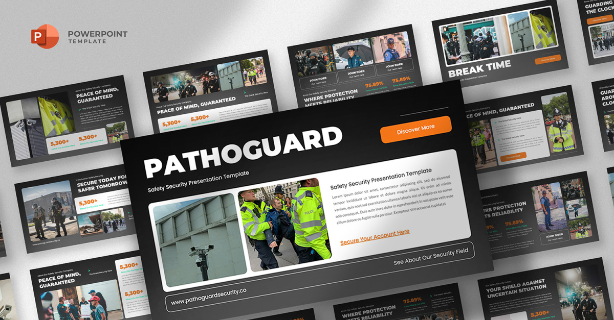 Pathoguard - Modèle PowerPoint sur la sécurité et la sûreté