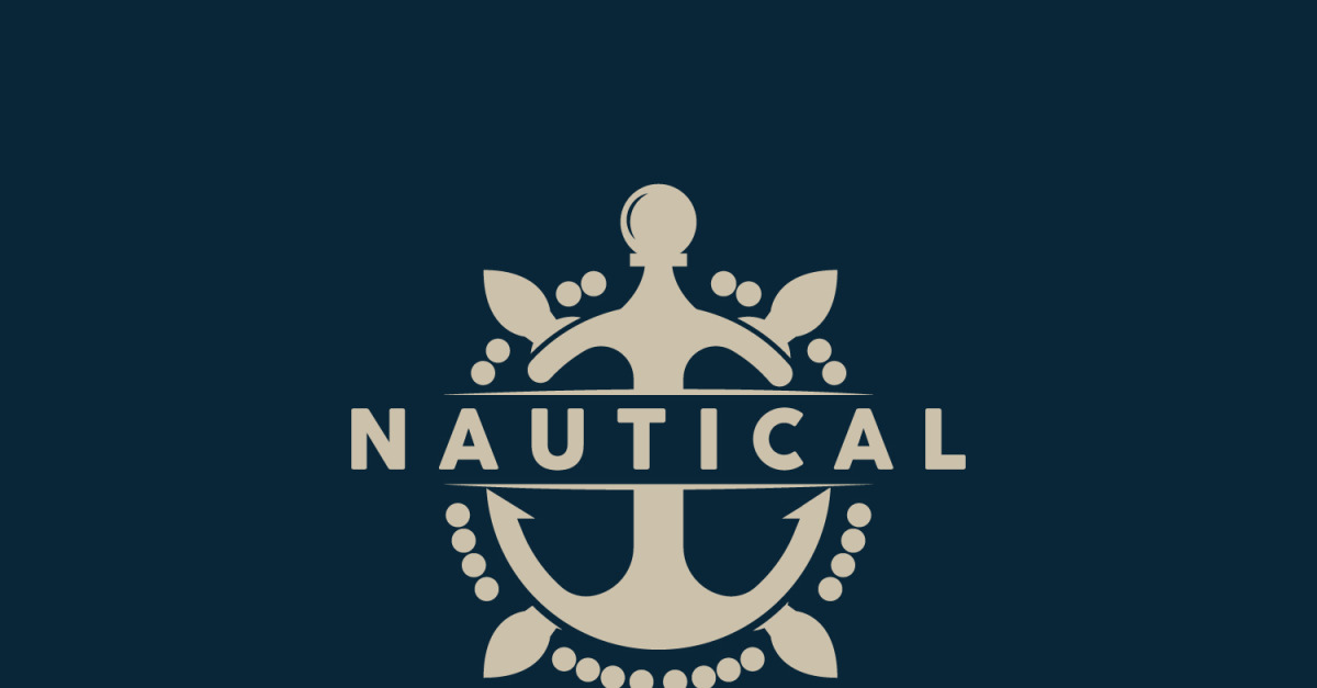 Ship Rudder Logo Maritime Vector Simple V2 - TemplateMonster