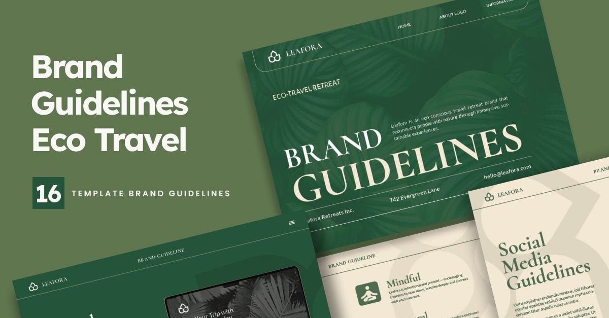 Green Agency Brand Identity #539263 - TemplateMonster