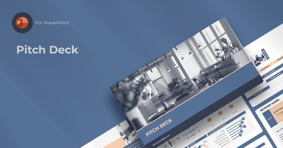 Pitch Deck PowerPoint PPT Template #539840 - TemplateMonster