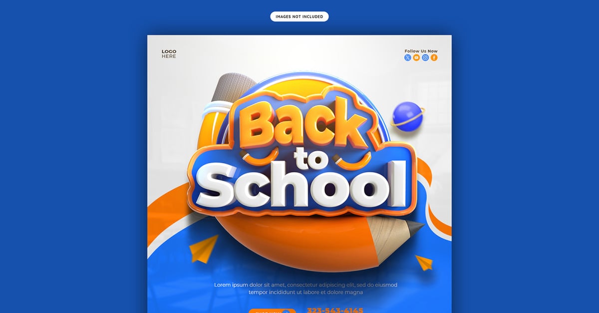 Editable Back to School Templates #540395 - TemplateMonster