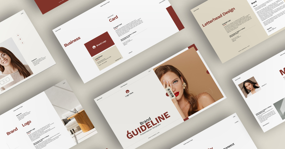 Brand Guideline InDesign Presentation Template