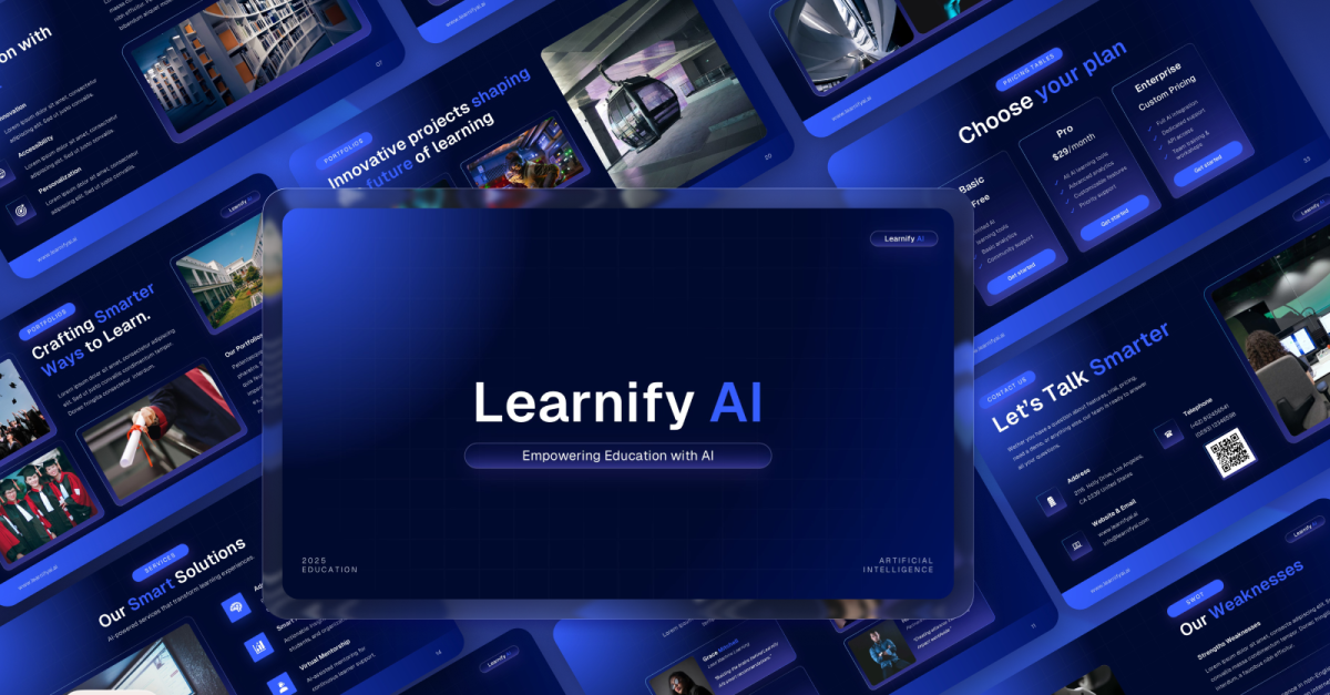 Learnify – Education Technology AI Powerpoint Template