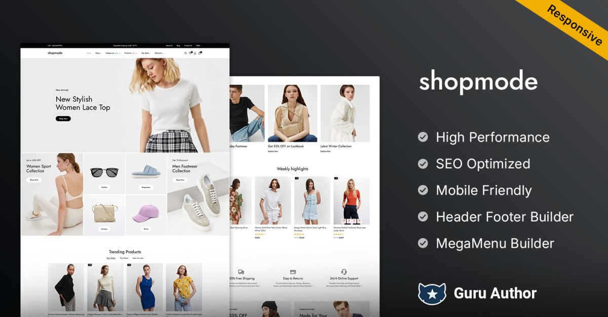 Shopmode - Fashion, Apparel and Clothing Store Woocommerce Multipurpose ...