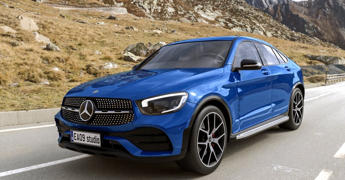 2021 Mercedes Benz GLC 300 Coupe 4matic 3d model