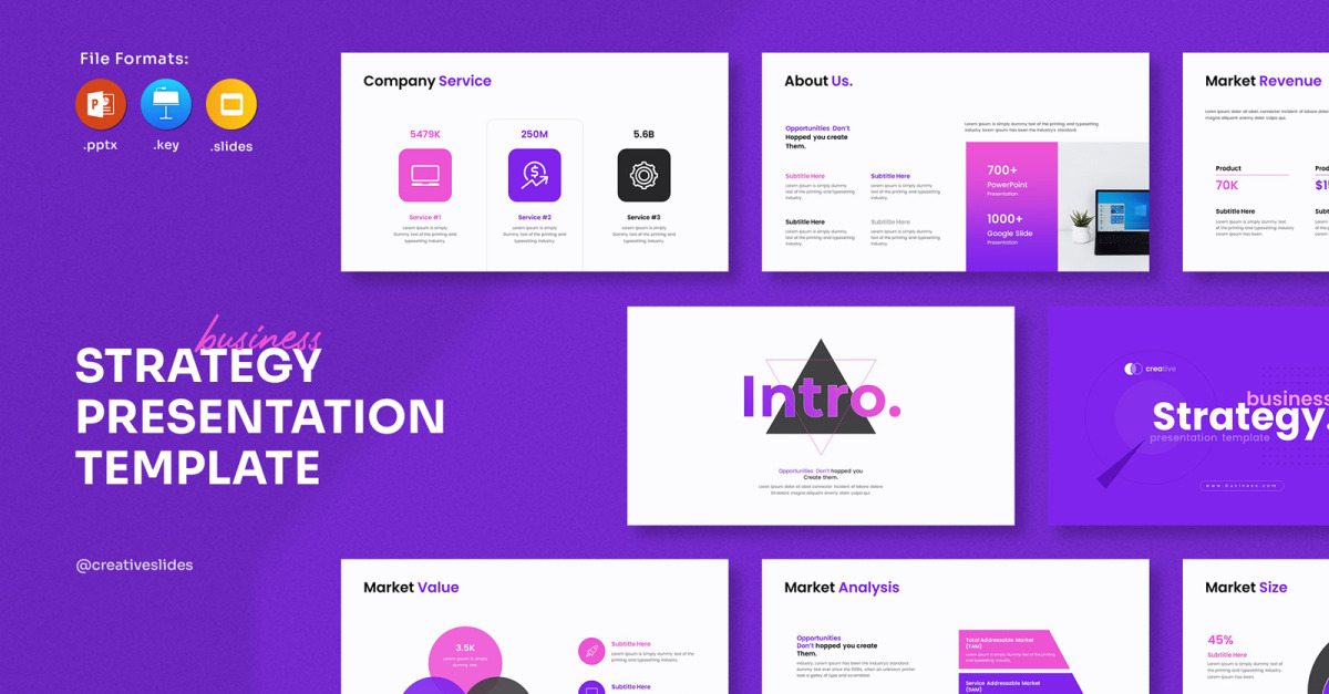 Business Strategy Presentation Template - 2025
