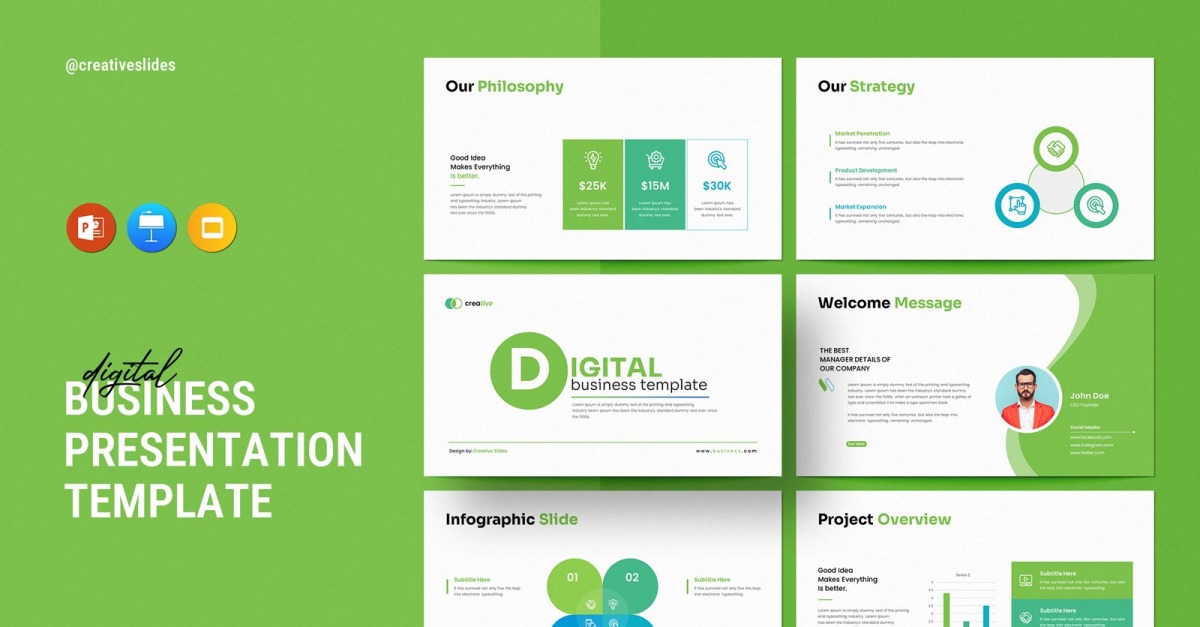 Digital - Business Presentation Template - TemplateMonster
