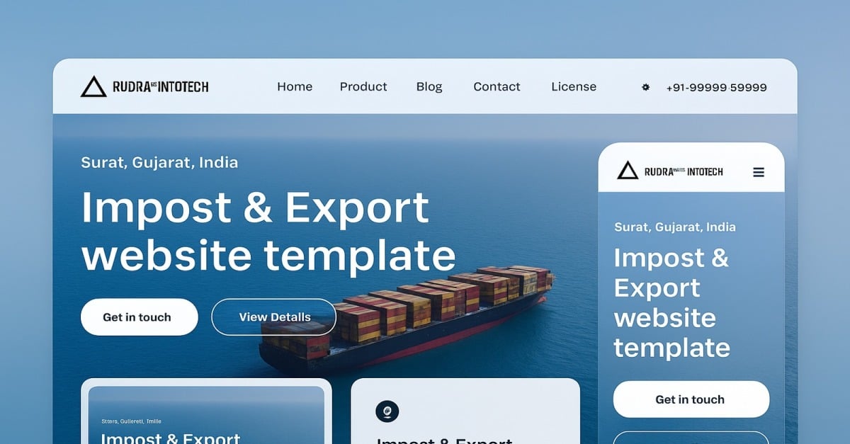 GlobalTrade – Next.js Import & Export Business Website Template With ...