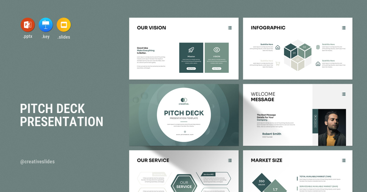 Pitch Deck - Presentation Template 2025 - TemplateMonster