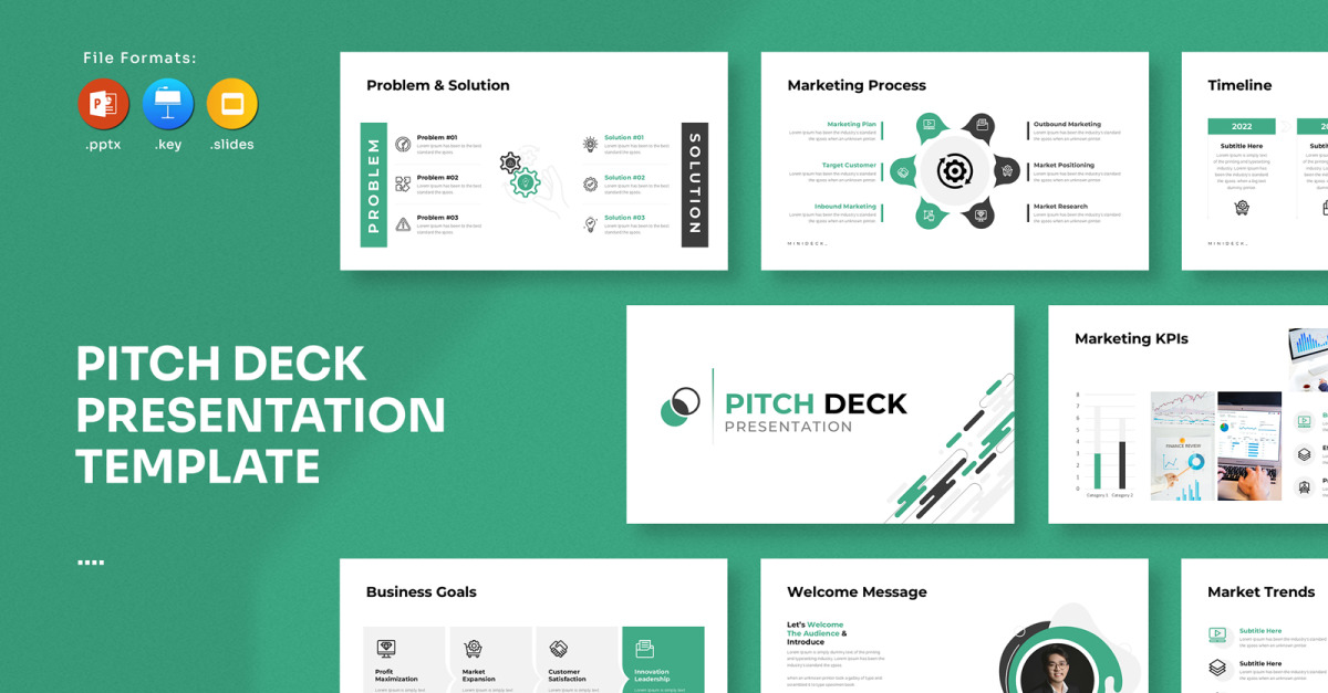 Pitch Deck - Presentation Template - 2025 - TemplateMonster