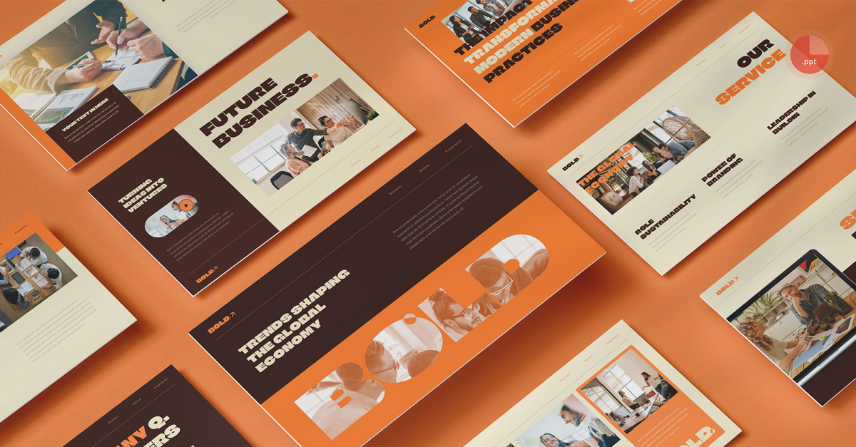 Bold Creative Business PowerPoint Template - TemplateMonster