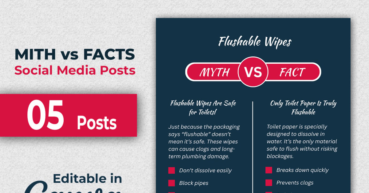 Canva Myth Fact Pack - Myth vs Fact Social Media Post - Instagram Posts ...