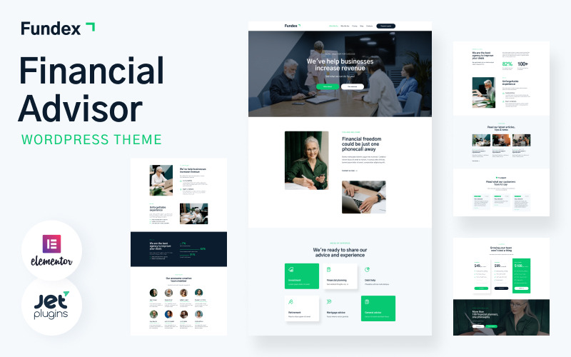 Fundex - Financial Advisor WordPress Theme - TemplateMonster