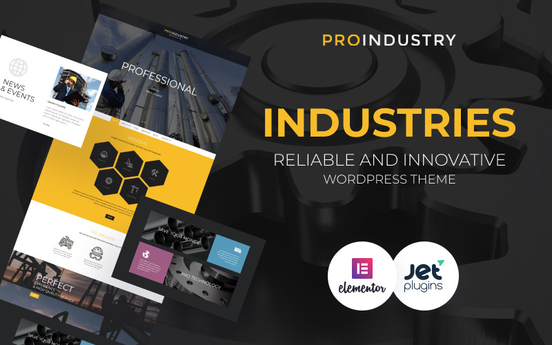 ProIndustry - Reliable And Innovative WordPress Industries Theme