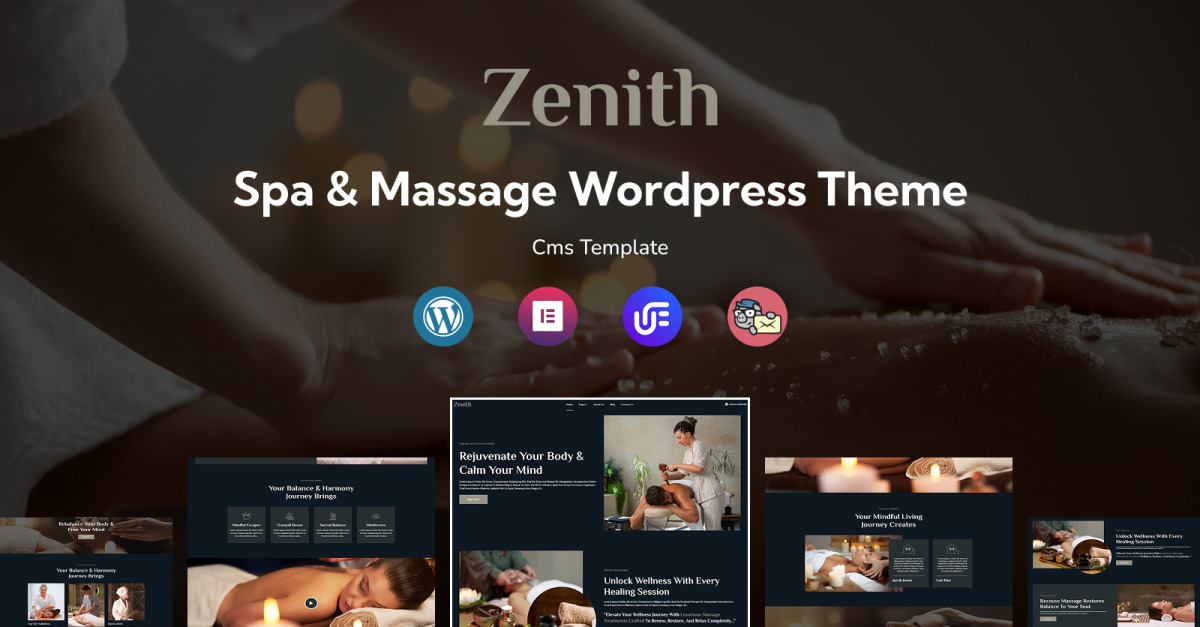 Zenith - Spa And Massage Multipurpose Responsive WordPress Theme
