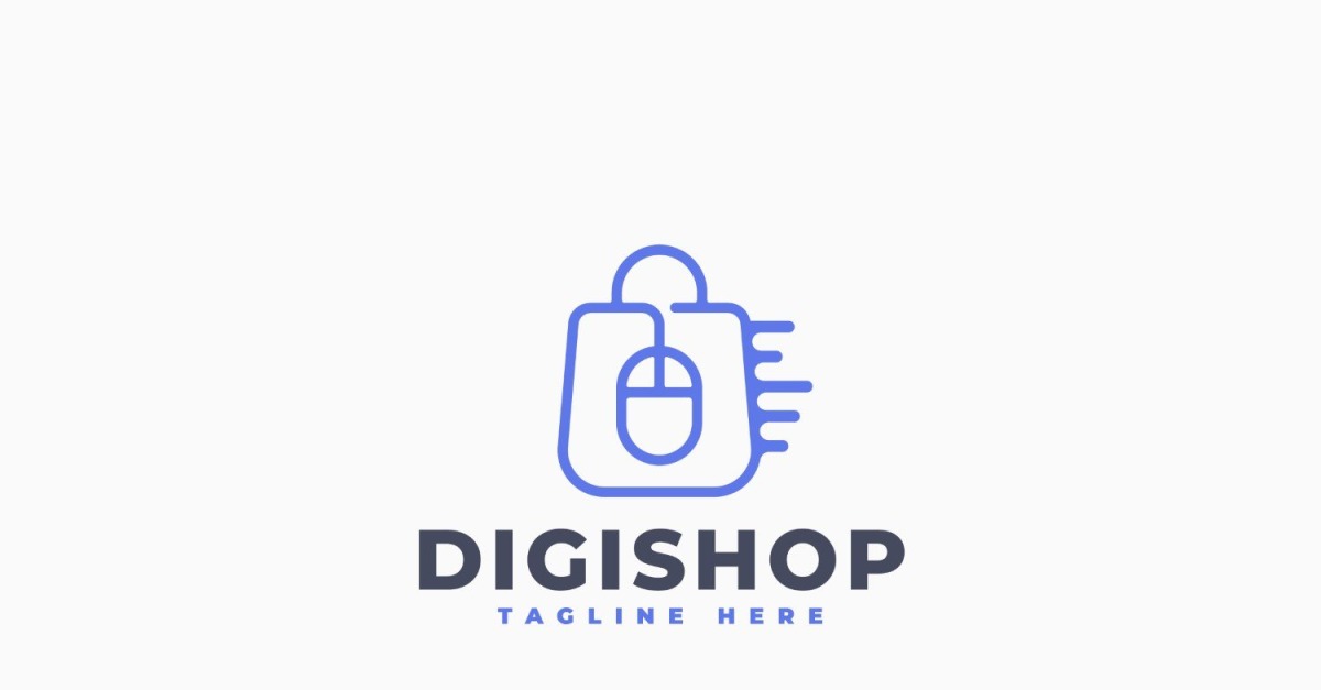 Digital Shop Logo Template Design #551526 - TemplateMonster