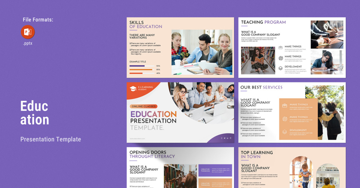 Business Education PowerPoint Presentation Template