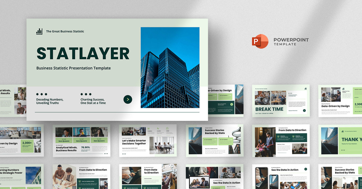 Statlayer - Business Statistic Powerpoint Template