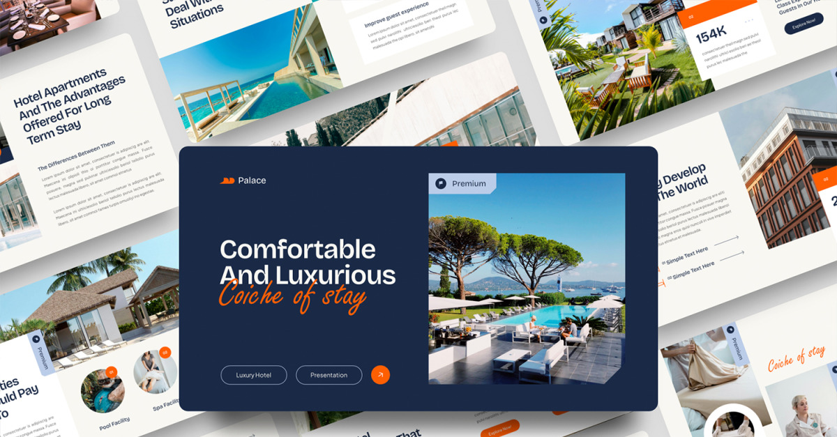 Luxury Hotel & Hospitality Powerpoint - TemplateMonster