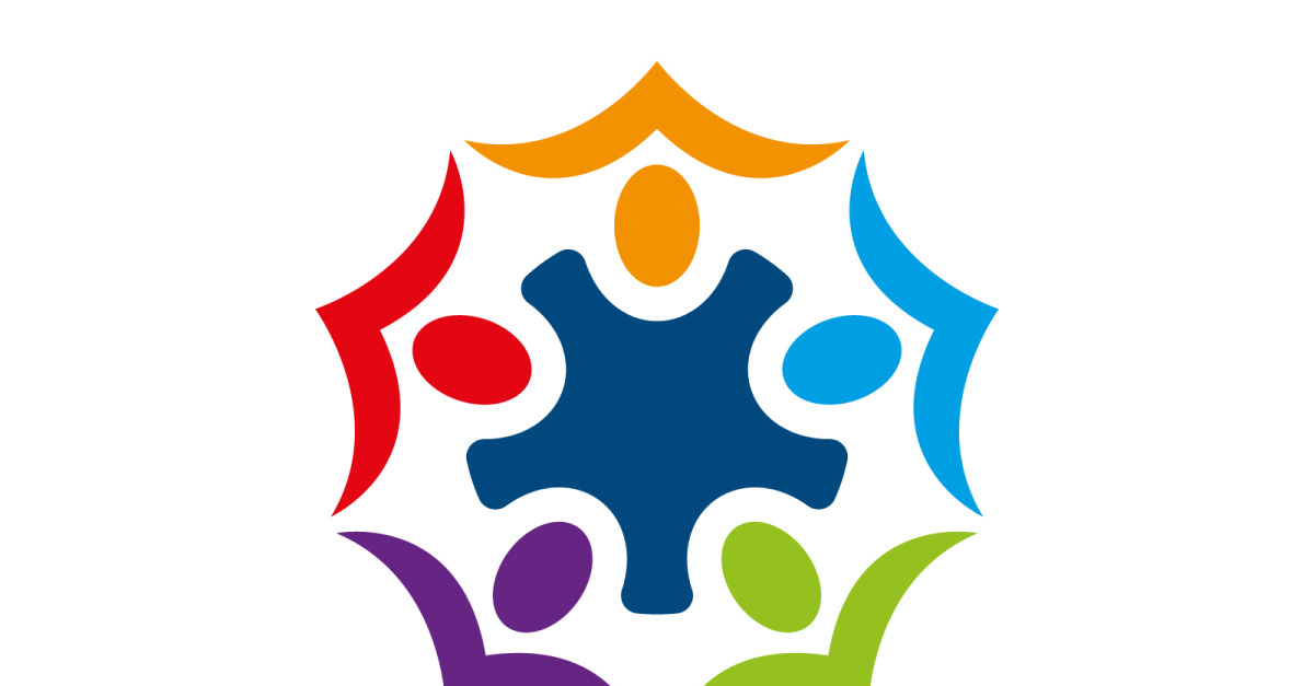 Human Group people business work teamwork logo design
