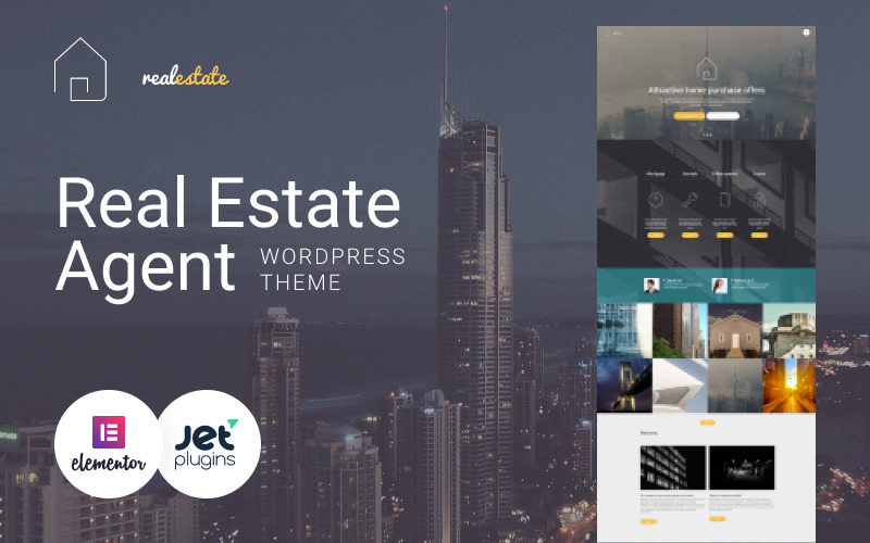 Real Estate - Real Estate Agent WordPress Theme