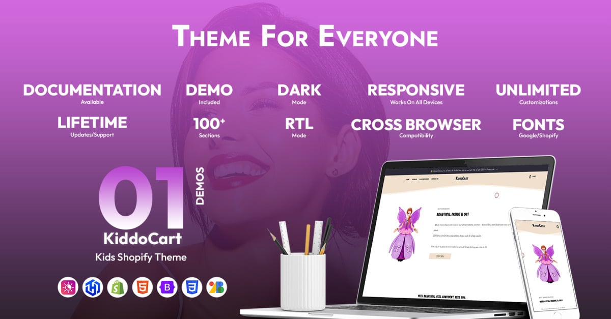 KiddoCart – Kids Products Shopify Theme - TemplateMonster