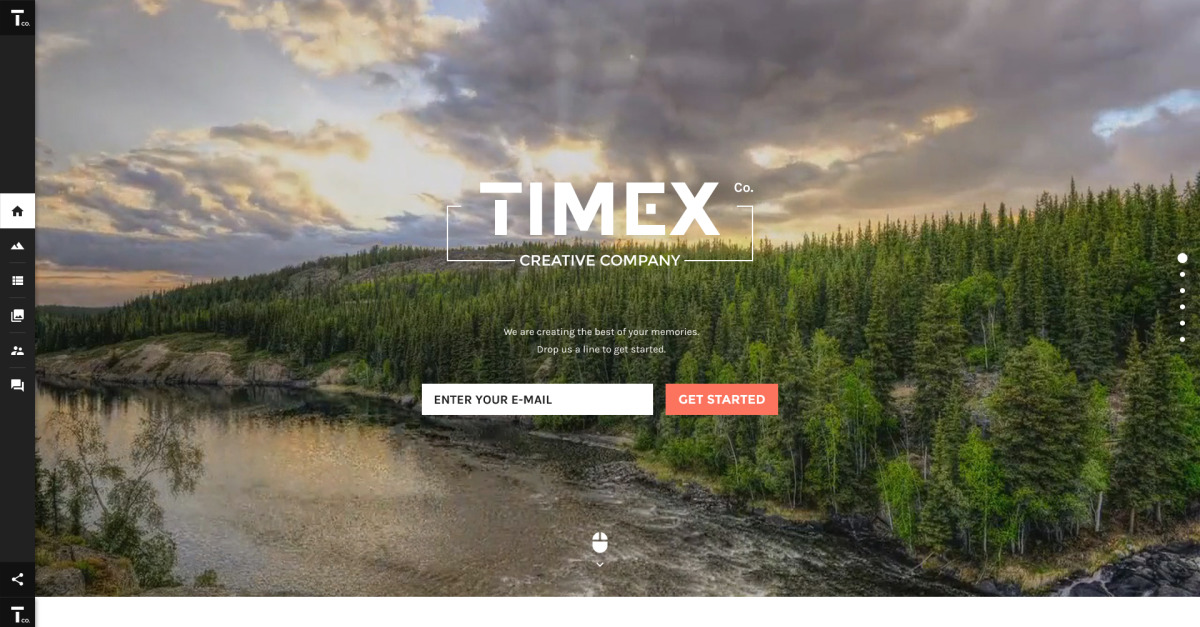 Plantilla de sitio web de Timex #58244 - TemplateMonster