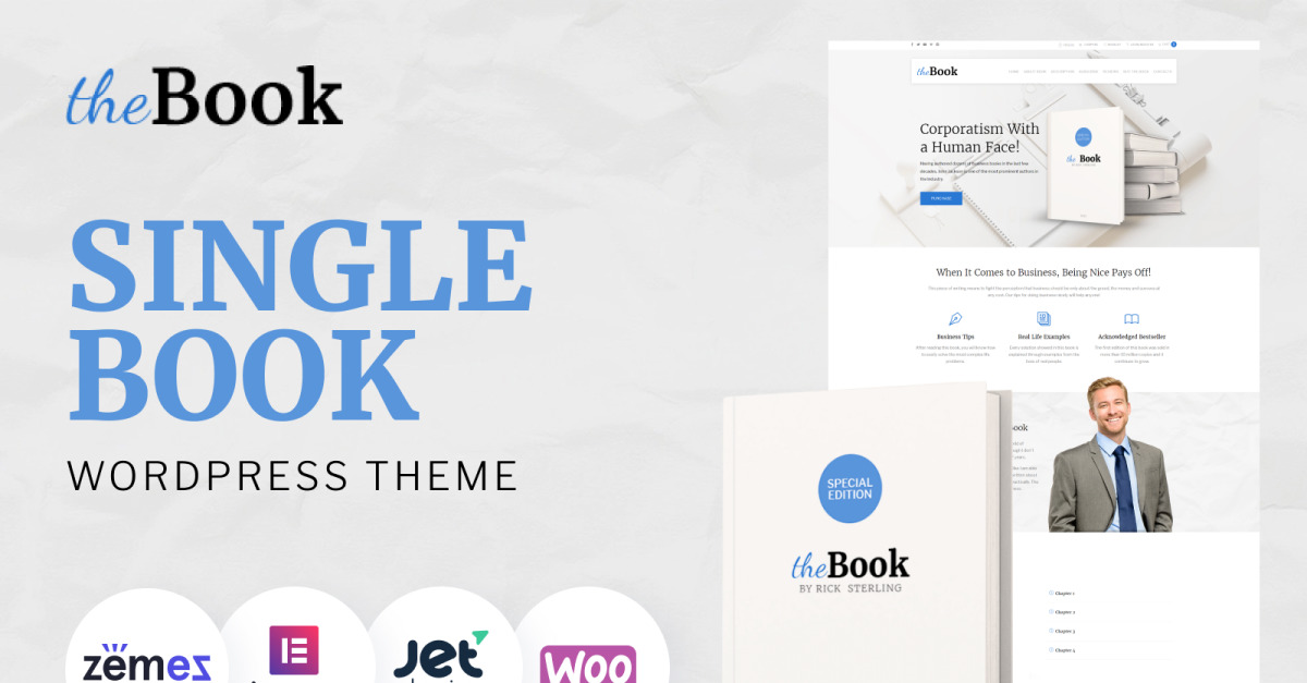 The Book - Single Book WooCommerce Theme - TemplateMonster