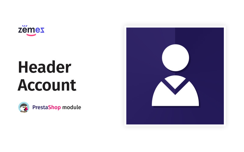 Header Account PrestaShop module #63421 - TemplateMonster