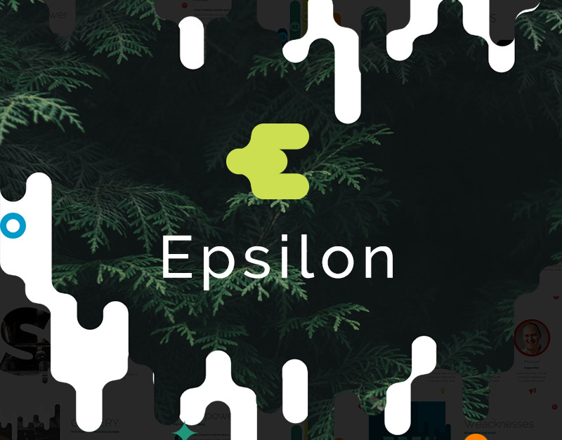 Epsilon PowerPoint-Präsentation PowerPoint-Vorlage