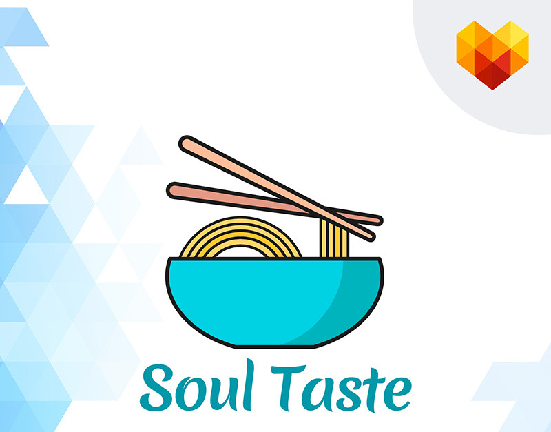 Soul Tasty Restaurant Logo šablona #66581 - TemplateMonster