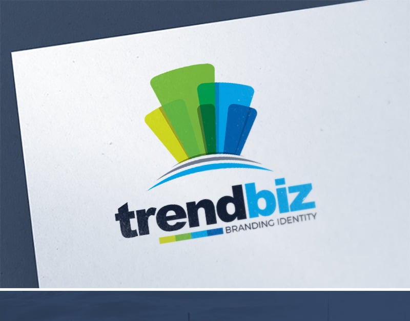 Business | Building | Business Growth Design | Trend Logo Template