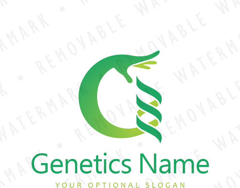 G Genetics Biotech Logo Template #66992 - TemplateMonster
