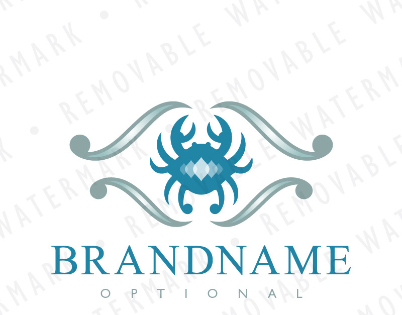 Manna Crab Resort Logo Template #67650 - TemplateMonster