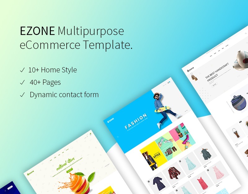 Ezone - Modèle de site Web de commerce électronique