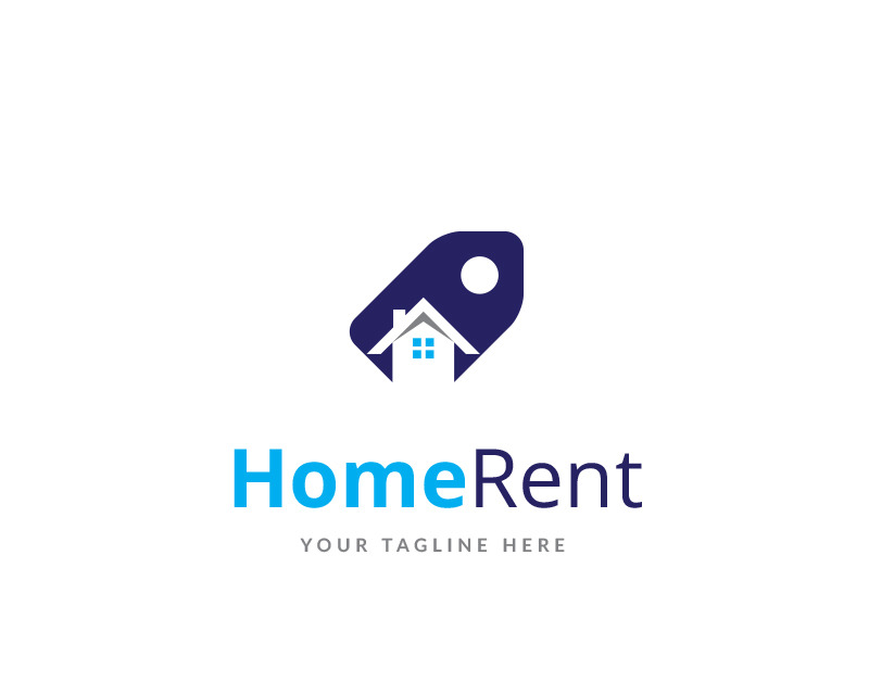 Home Rent - Logo Template #68352 - TemplateMonster