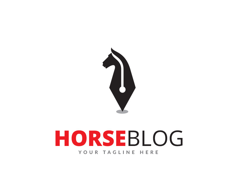 At Haber Logo Şablonu #68748 - TemplateMonster